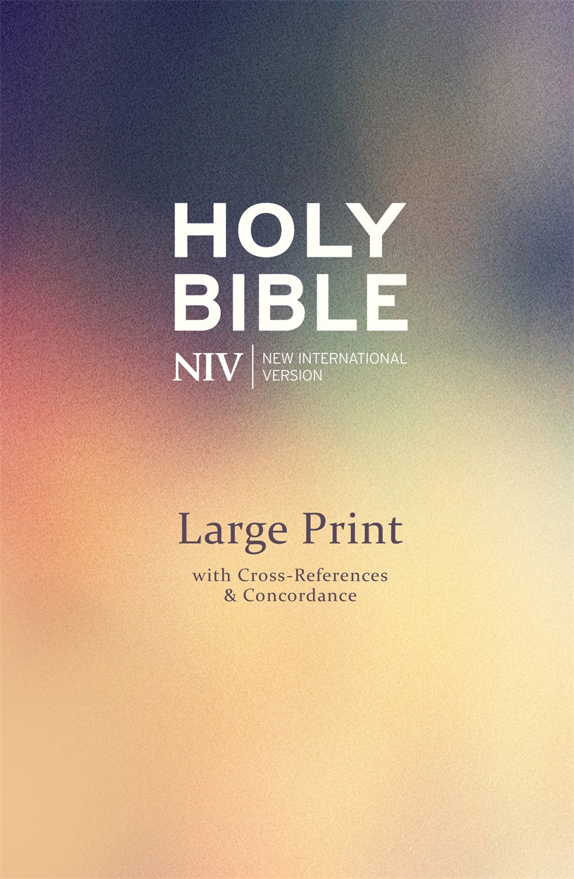 NIV Large Print Single-Column Deluxe Reference Bible by New ...