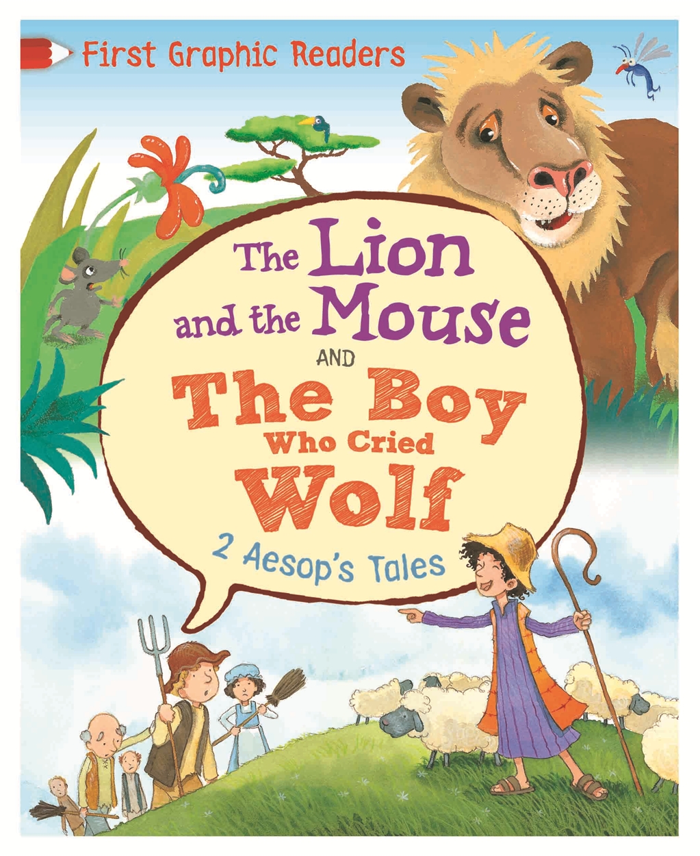 First Graphic Readers: Aesop: The Lion and the Mouse & the Boy Who ...