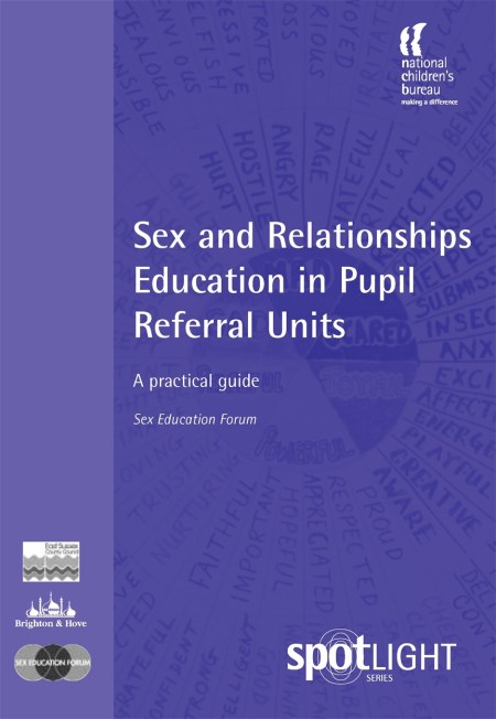 Sex and Relationships Education in Pupil Referral Units by Sex ...