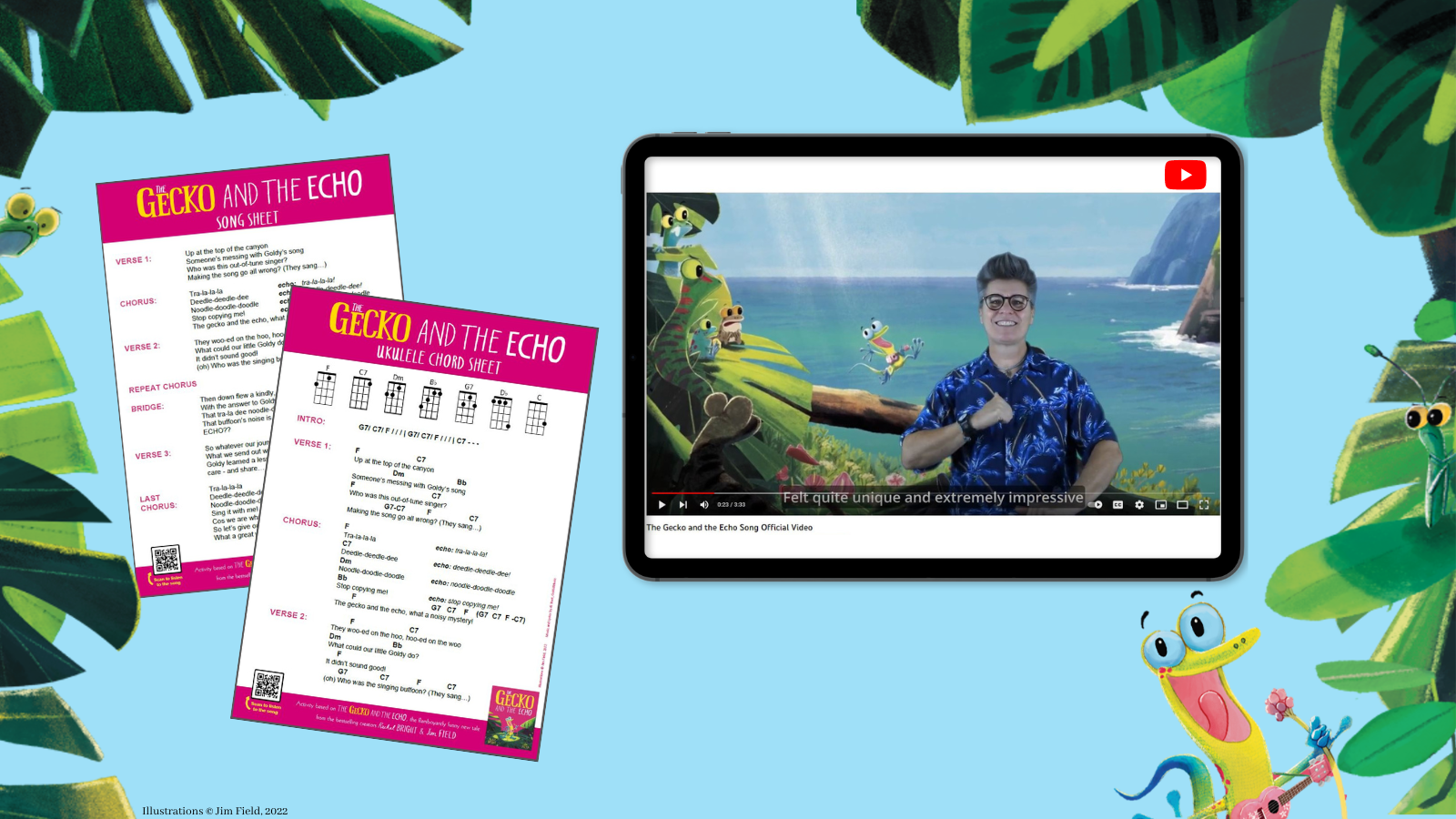 The Gecko and the Echo Sing-a-Long Activities | Hachette UK