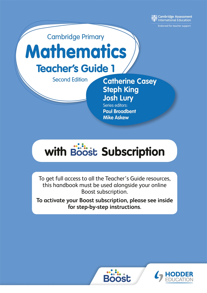 Cambridge Primary Mathematics Teacher’s Guide Stage 1 with Boost ...