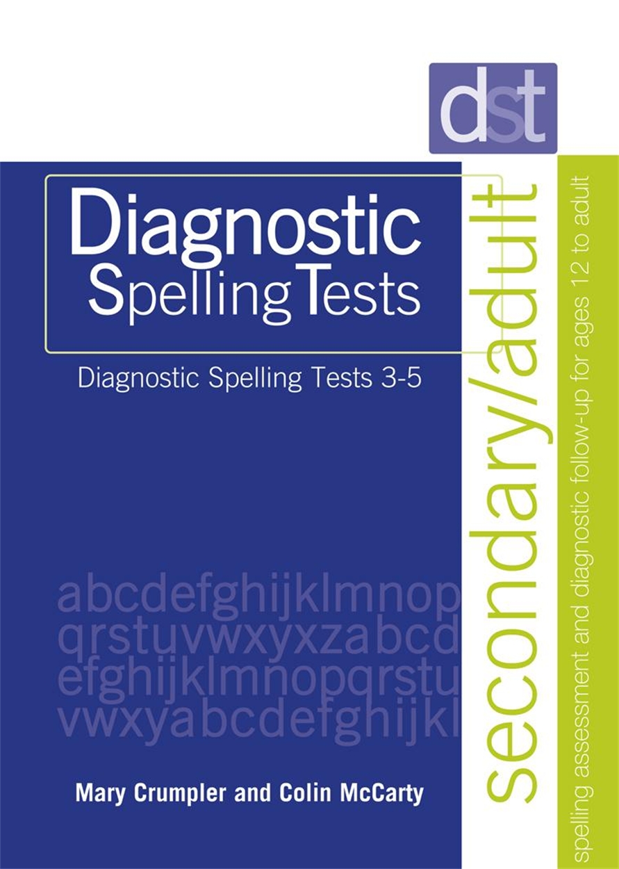 Diagnostic Spelling Tests: Secondary/Adult Tests Booklet by Mary ...