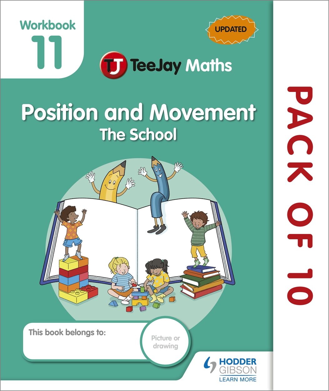 TeeJay Maths CfE Early Level Workbook 11 (Pack of 10): Position and ...