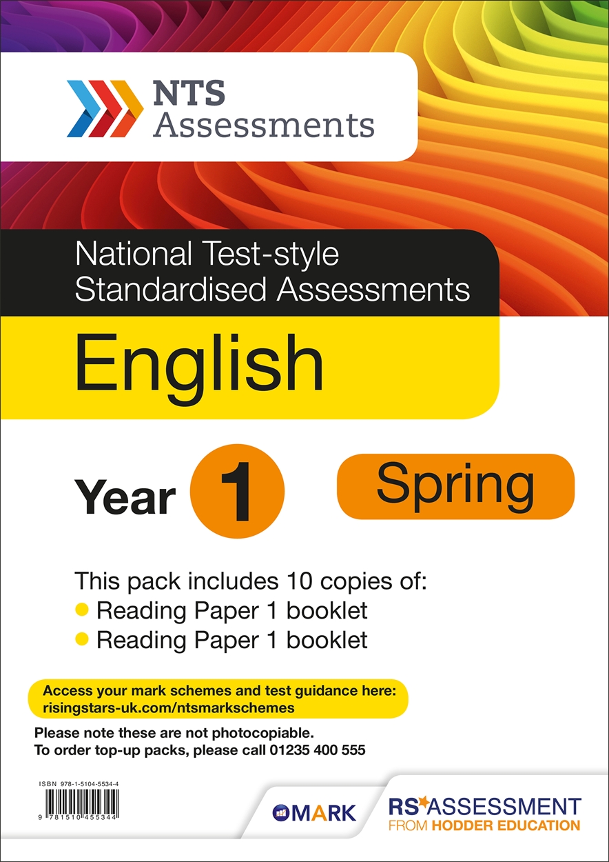 NTS English Year 1, Spring PK10 (National Test-style Standardised ...