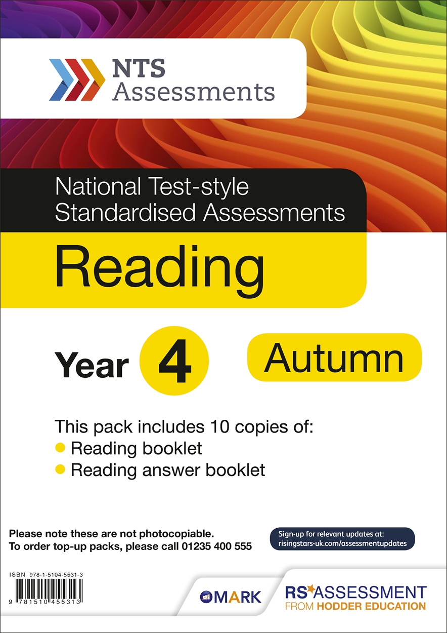 NTS Reading Year 4, Autumn PK10 (National Test-style Standardised ...
