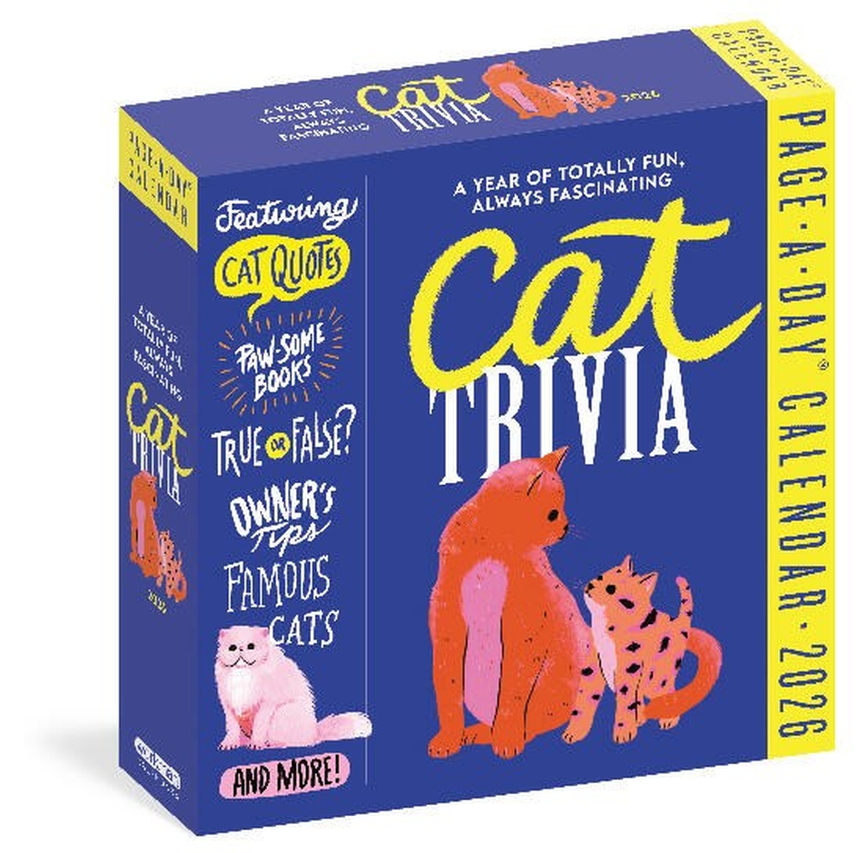 Cat Trivia Page-A-Day® Calendar 2026 by Workman Calendars | Hachette UK
