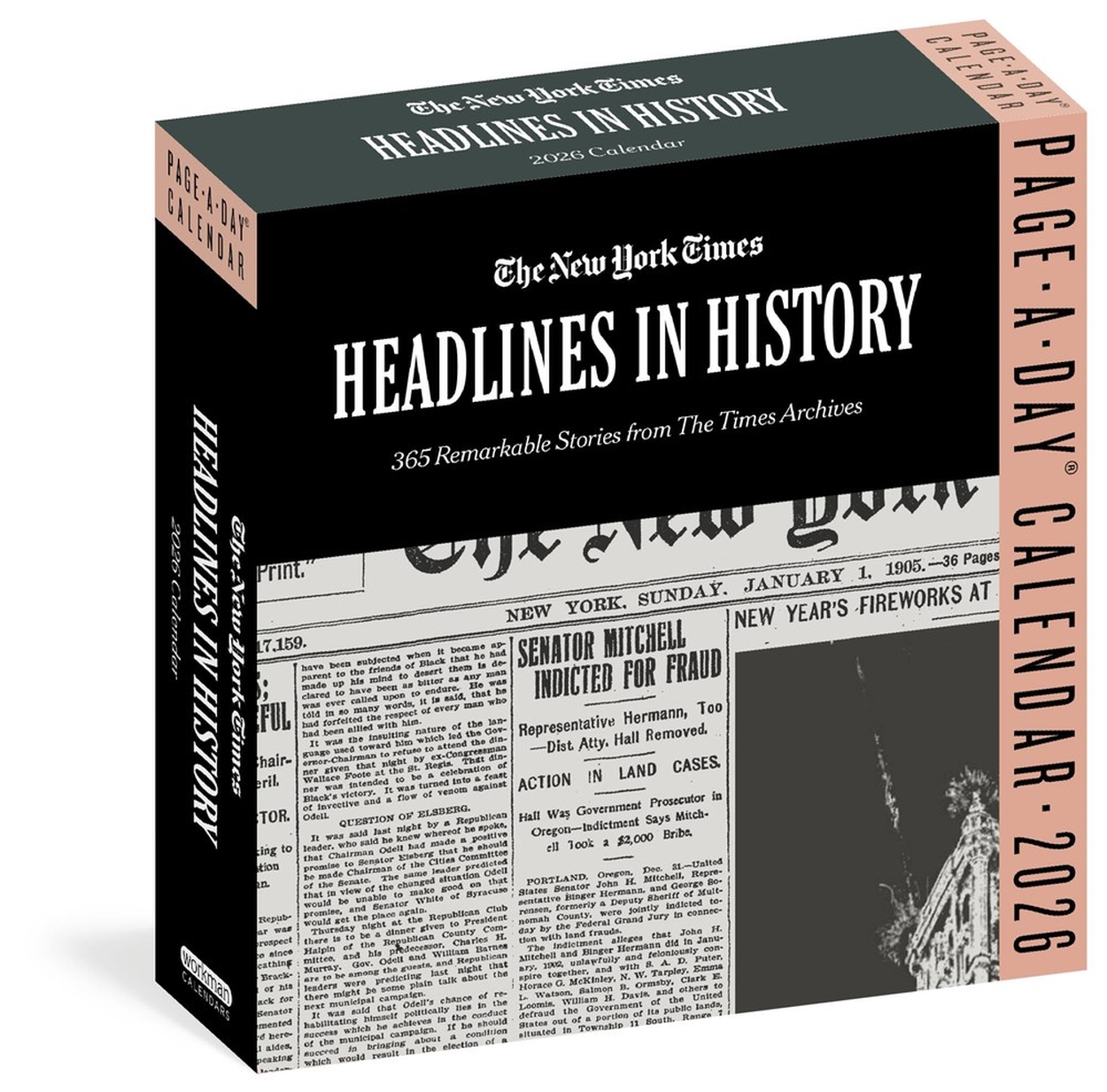 New York Times Headlines in History Page-A-Day® Calendar 2026 by The ...