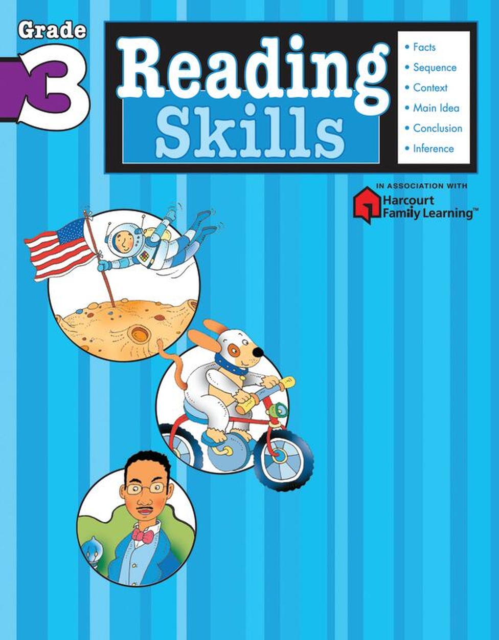Reading Skills: Grade 3 (Flash Kids Harcourt Family Learning) by Flash ...