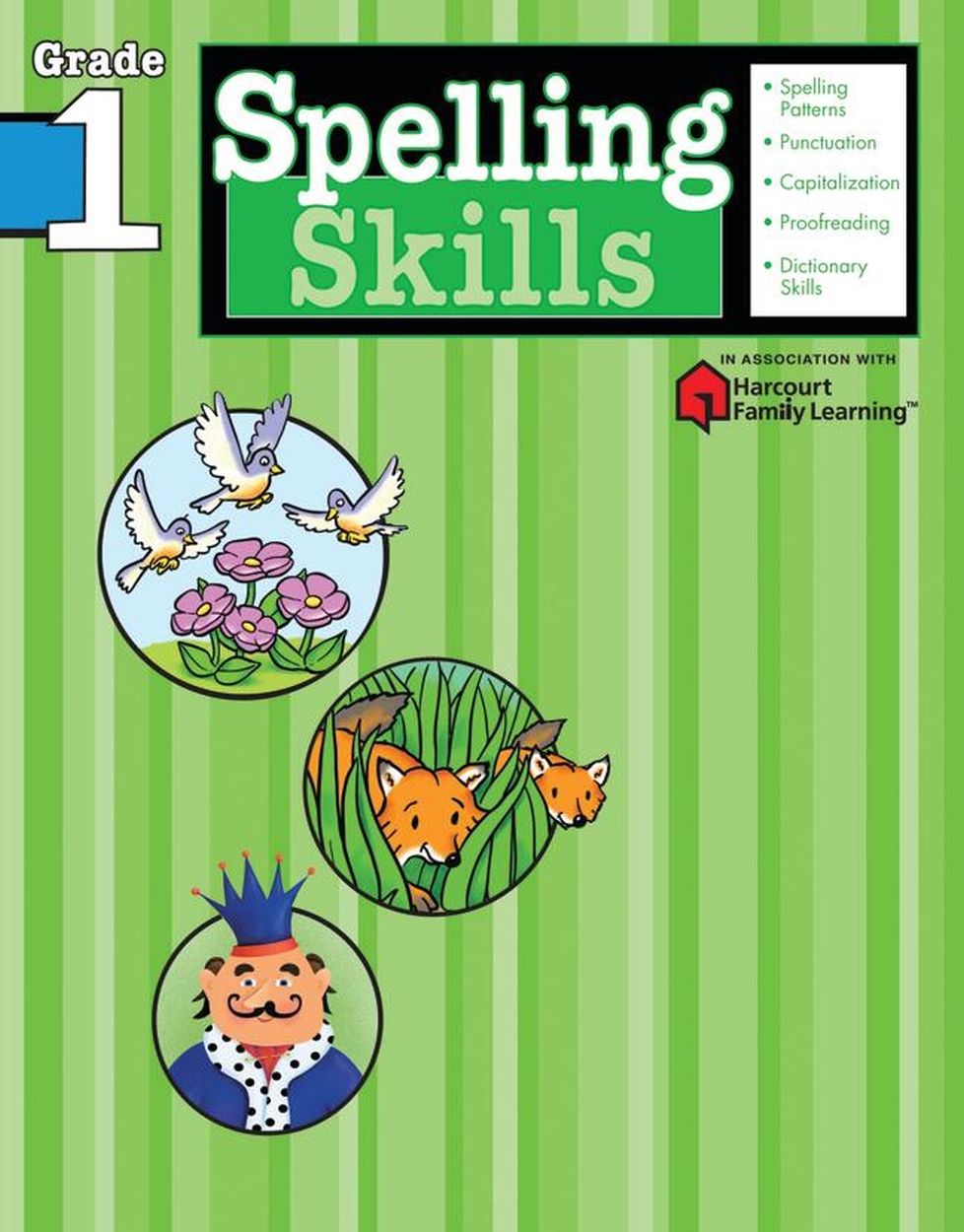 Spelling Skills: Grade 1 (Flash Kids Harcourt Family Learning) by Flash ...