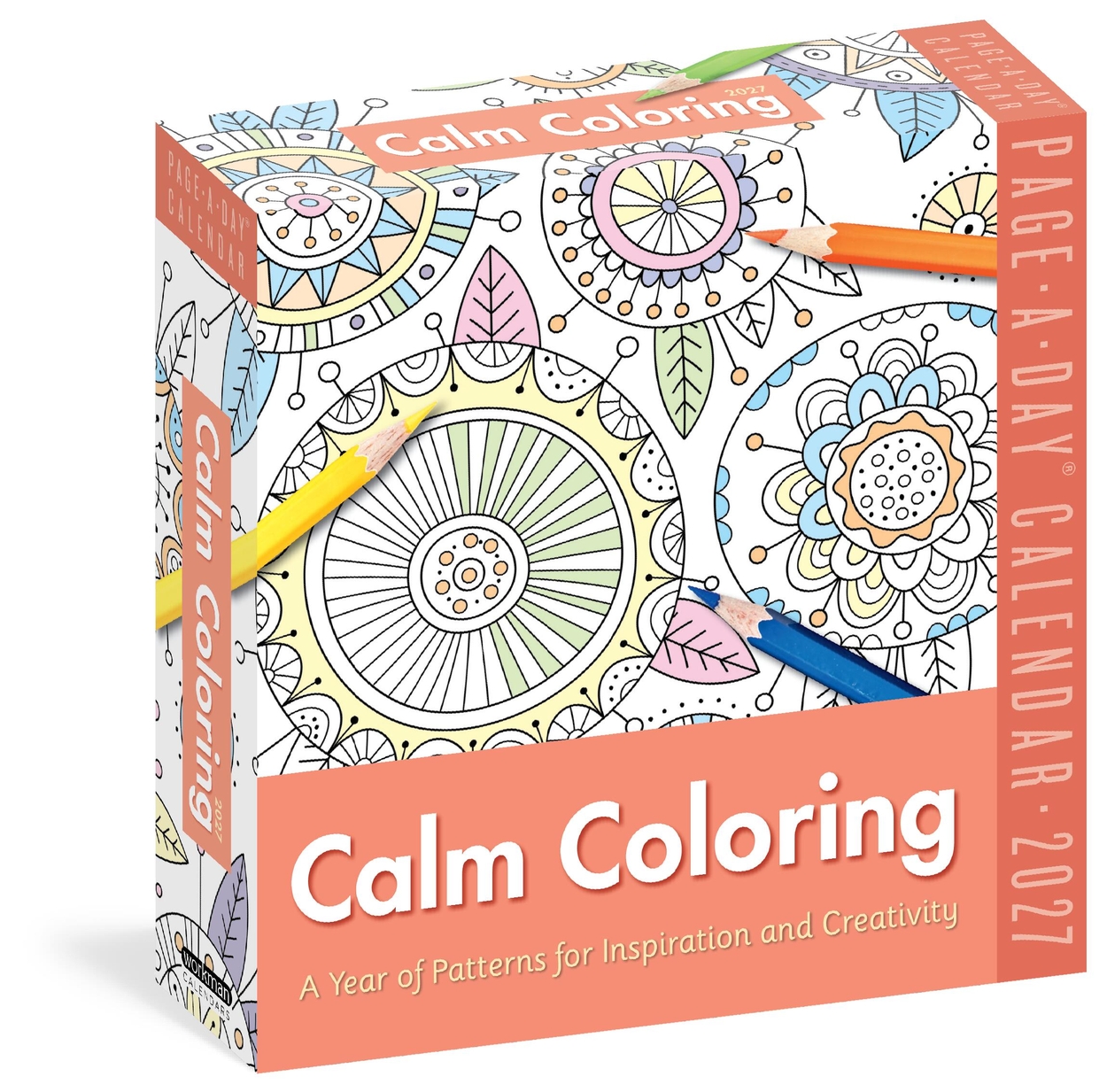 Calm Coloring Page-A-Day® Calendar 2027 by Workman Calendars | Hachette UK